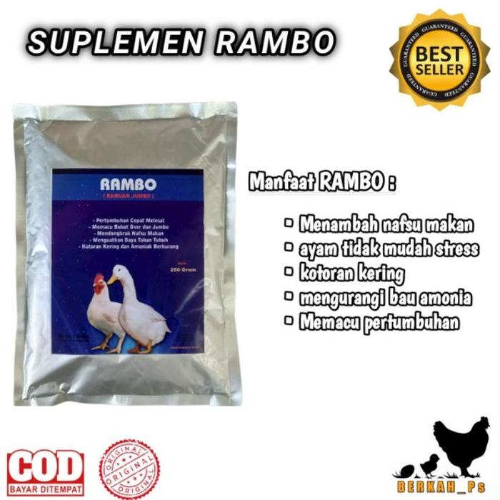 Jual Vitamin probiotik pemacu pertumbuhan ayam rambo - Jakarta Pusat ...