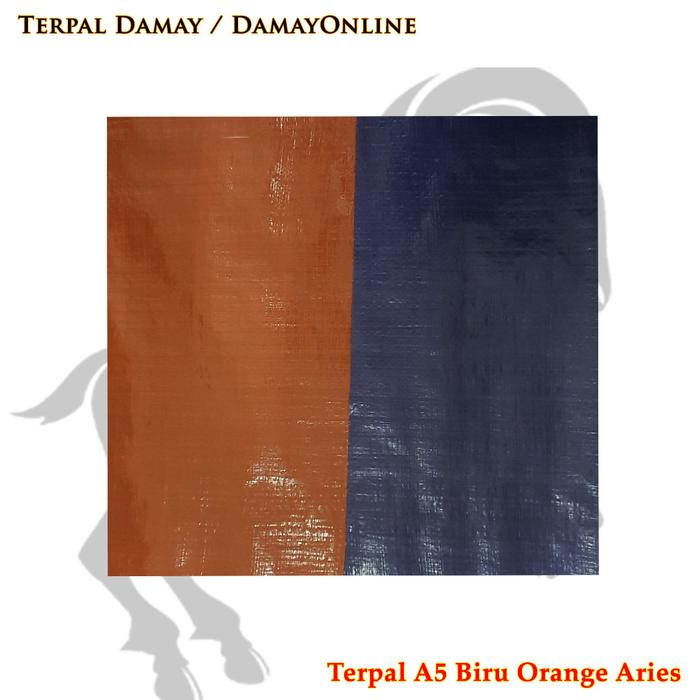 Jual Terpal Jadi A5 Biru Orange Aries ( Ukuran Bebas / M2 ) - Jakarta ...