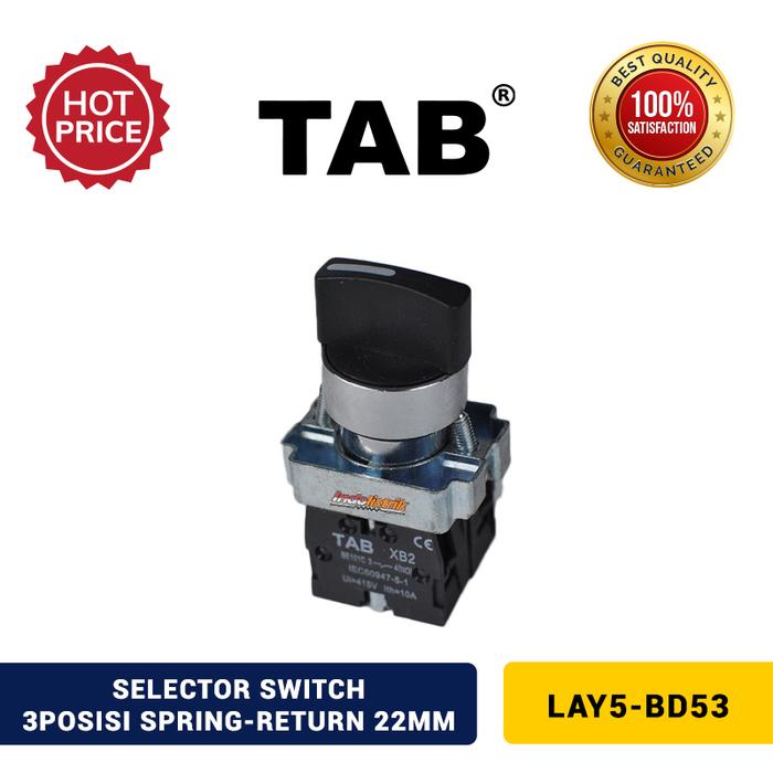 Promo Selector Switch 3posisi Spring-Return 22mm TAB LAY5-BD53 - Jakarta Pusat - INDOLISTRIK ...