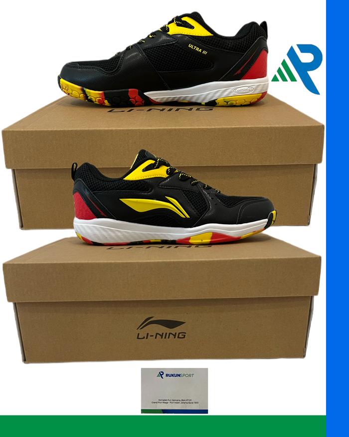 Jual Sepatu Badminton LINING ULTRA 3 - Hitam, 40 - Jakarta Barat ...
