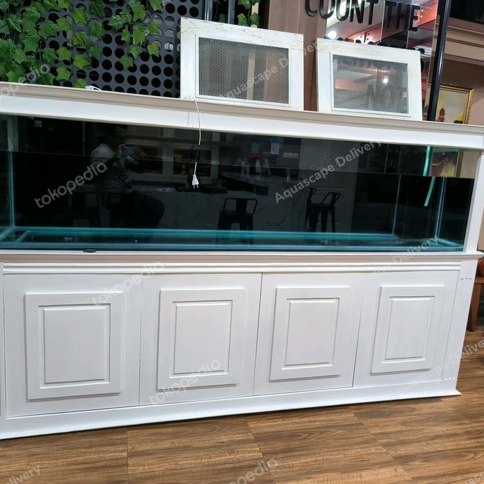 Jual Mebel Kabinet Jati Aquarium Full Set 200 Cm Fullset PO 2-3 Minggu ...