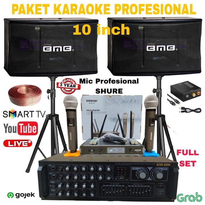 Jual Paket speaker Karaoke full set bmb 10 inch sound System original ...