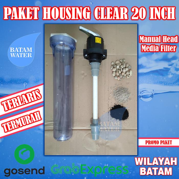 Jual PAKET HOUSING CLEAR 20 INCH + MANUAL HEAD + MEDIA FILTER [AREA BATAM] - Kota Batam - Batam ...