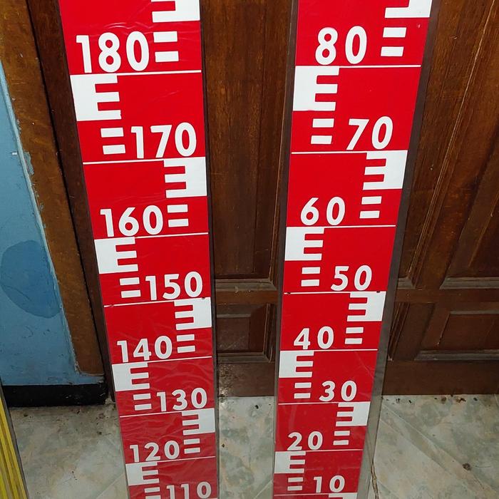 Jual Peil Scale Datar Alat Ukur Tinggi Muka Air 2m 200cm - Jakarta ...