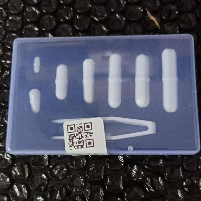 Jual Magnetic Stirrer Bar 7pcs dan Pinset 1pcs. Type B (with Ring ...