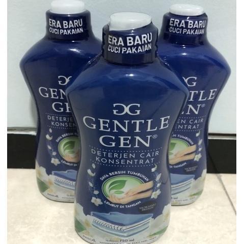 Jual GENTLE GEN Detergen Cair Konsentrat 750 ml All Varian Kemasan ...