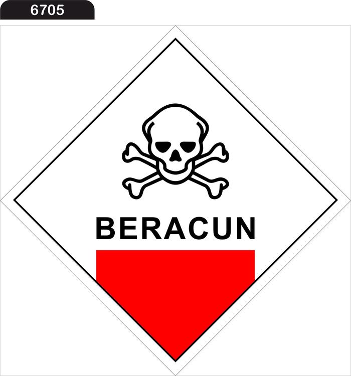 Jual Stiker Simbol Limbah B3 15x15cm - KODE 6705, 15x15 cm - Kota ...