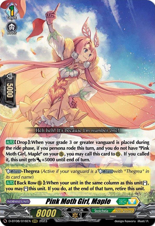 Jual Kartu Vanguard D-BT08/016 (RRR) - Pink Moth Girl, Maple [ENG] - Jakarta Utara - TjinTCG ...