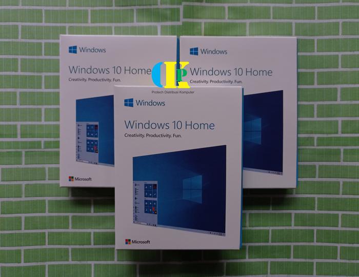 Jual Windows 10 Home USB 32-64Bit Lisensi Original Microsoft Lifetime ...