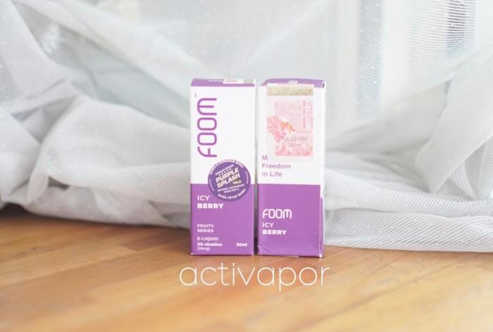 Jual Foom ICY BERRY Vol 2 Purple Splash V2 30mg 30ml Saltnic Salt Nic ...