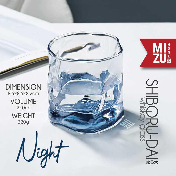 Jual MIZU SHIBORU-DAI Single Rocks Glass Gelas Air Minum Cocktail Kaca ...