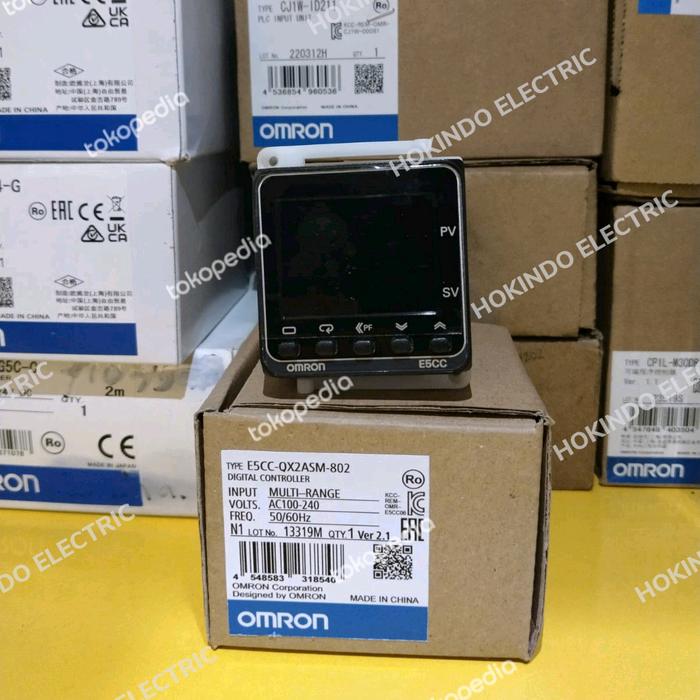 Jual OMRON E5CC-QX2ASM-802 DIGITAL CONTROLLER 100-240VAC OMRON ORIGINAL ...