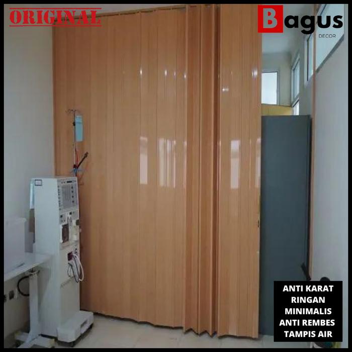 Jual pembatas ruangan plastik sekat - pvc folding door anti karat ...