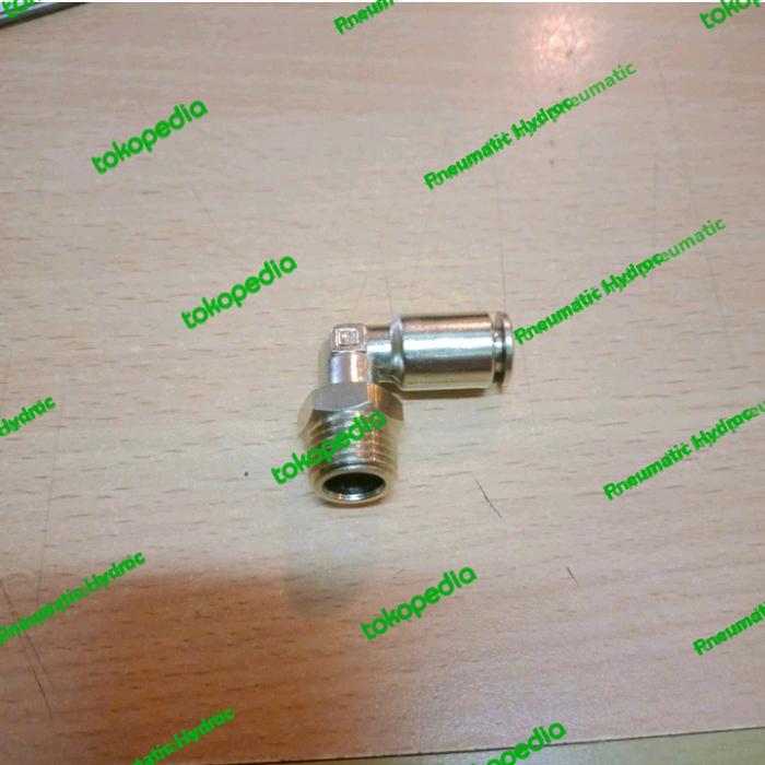 Jual MPLT 06-01 FITTING ELBOW SELANG 6MM DRAT 1/8 INCH BESI - Jakarta ...
