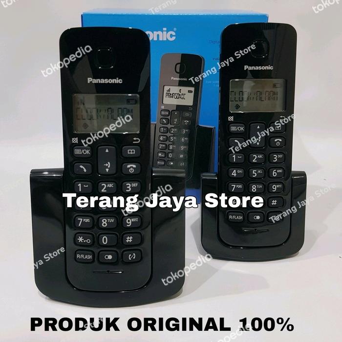 Jual Telepon Wireless Panasonic KX-TGB112 (2 handset) KX-TGB 112 (Hitam) - Jakarta Barat ...