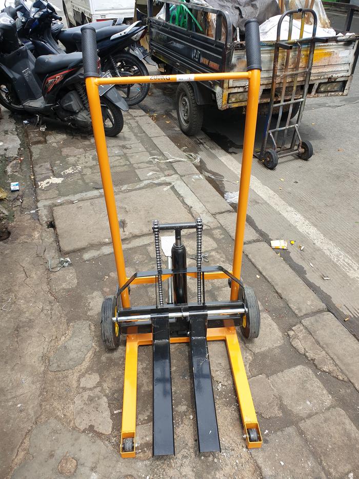 Jual Hand Stacker Trolley 200 KG / Hand Forklift Trolli Mini - Jakarta ...