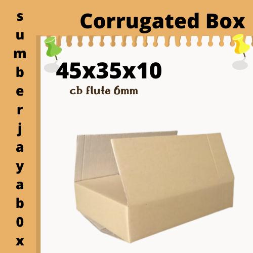 Jual Kardus Packing Corrugated/Dus Besar Double Wall ukuran 45x35x10 cm ...