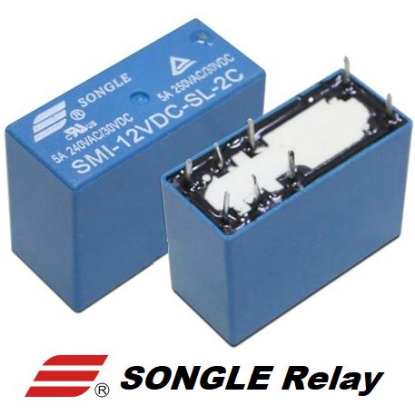 Jual Relay PCB Songle 2-Pole 8-Pin DPDT 2C 12V DC 5A Compatible Omron ...