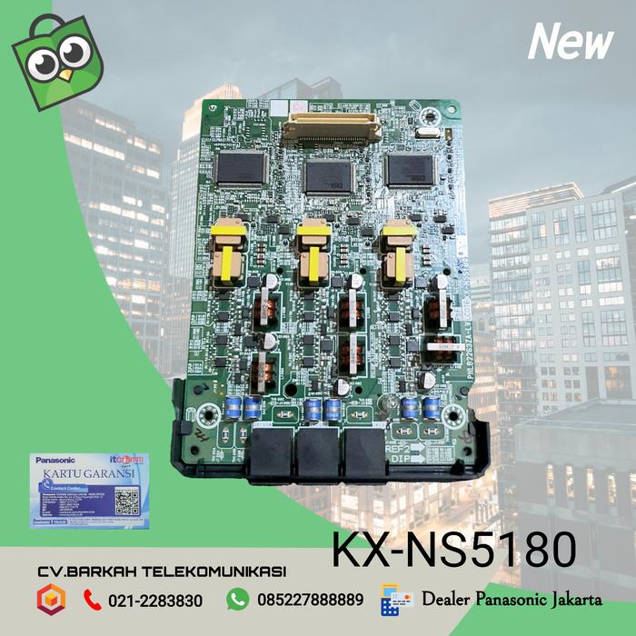 Jual Card Panasonic KX-NS5180 - 6 Port CO Line Pabx Panasonic KX-NS300 ...