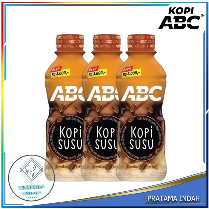Jual KOPI SUSU ABC AFRICAN COFFE MILK BOTOL PET - 200 ml - Kota ...