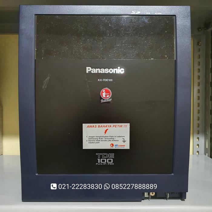 Jual Pabx Panasonic KX-TDE100 16 Line + 16 Ext Digital + 48 Ext Analog ...