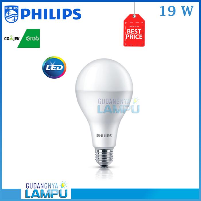 Jual Lampu Bohlam LED Philips 19 Watt 19W 19Watt 19 W (Nyala Putih ...