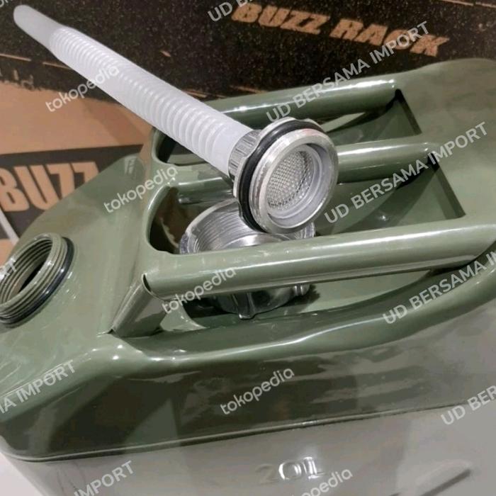 Jual jerigen besi heavy duty steel jerry can KRISBOW 20L JERIGEN BENSIN ...