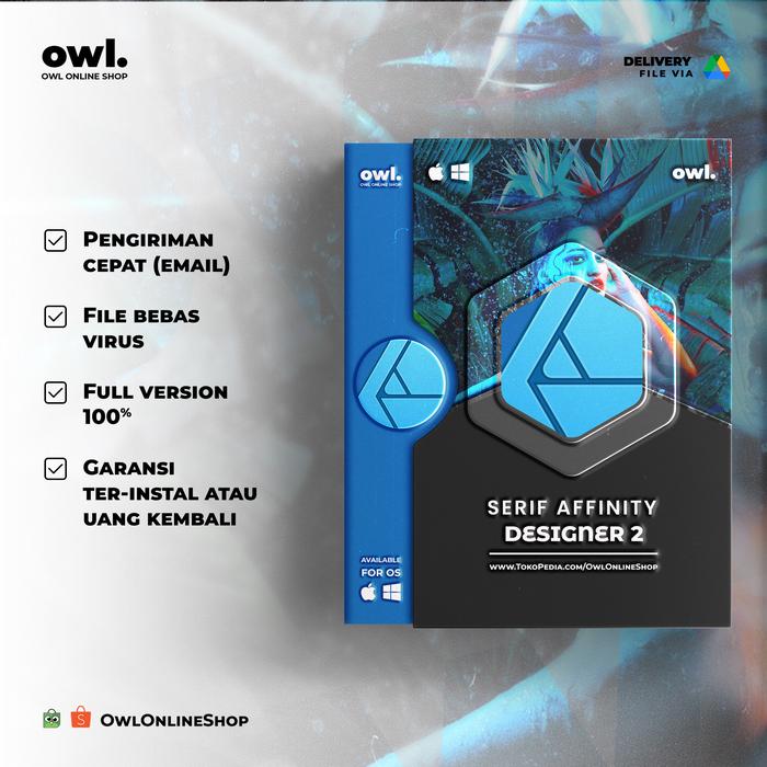 Jual Serif Affinity Designer 2 | macOS & Windows - Kab. Ponorogo - Owl ...