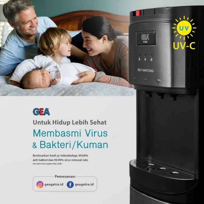 Jual Dispenser Gea Star Dispenser 3 Tombol Galon Bawah Di Seller Shin ...