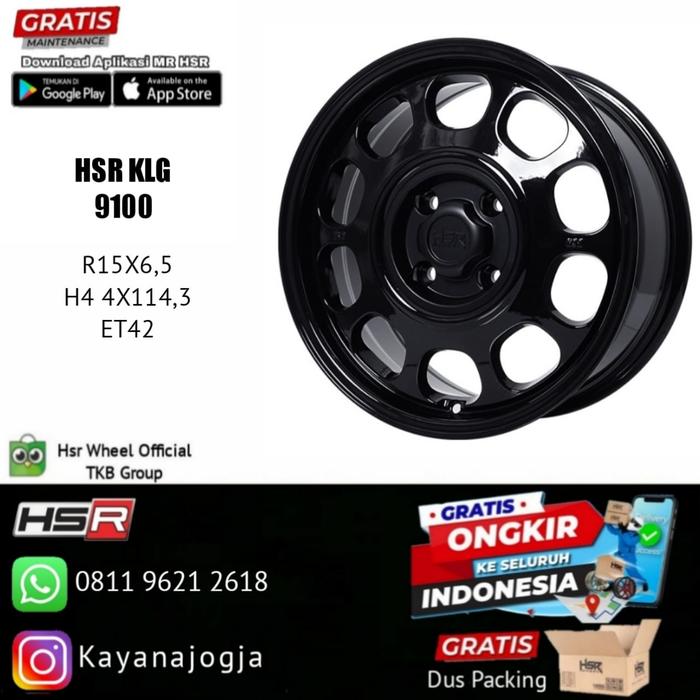 Jual Velg Mobil KLG ( 9001 ) HSR Ring 15 Velg Kijang Super Krista Avanza - Kab. Sleman - HSR ...