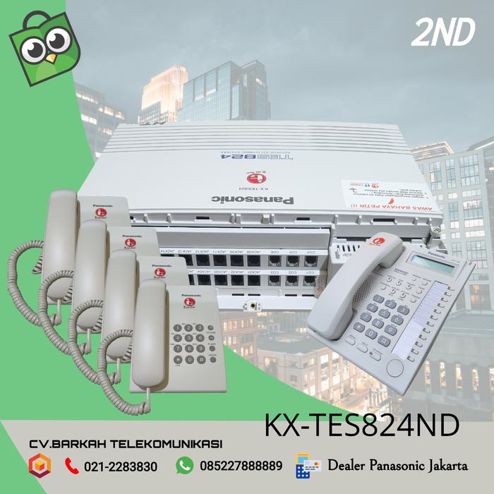 Jual Unit Second PABX Panasonic KX-TEM824 Basic Kap. 6 Line 16 Ext ...