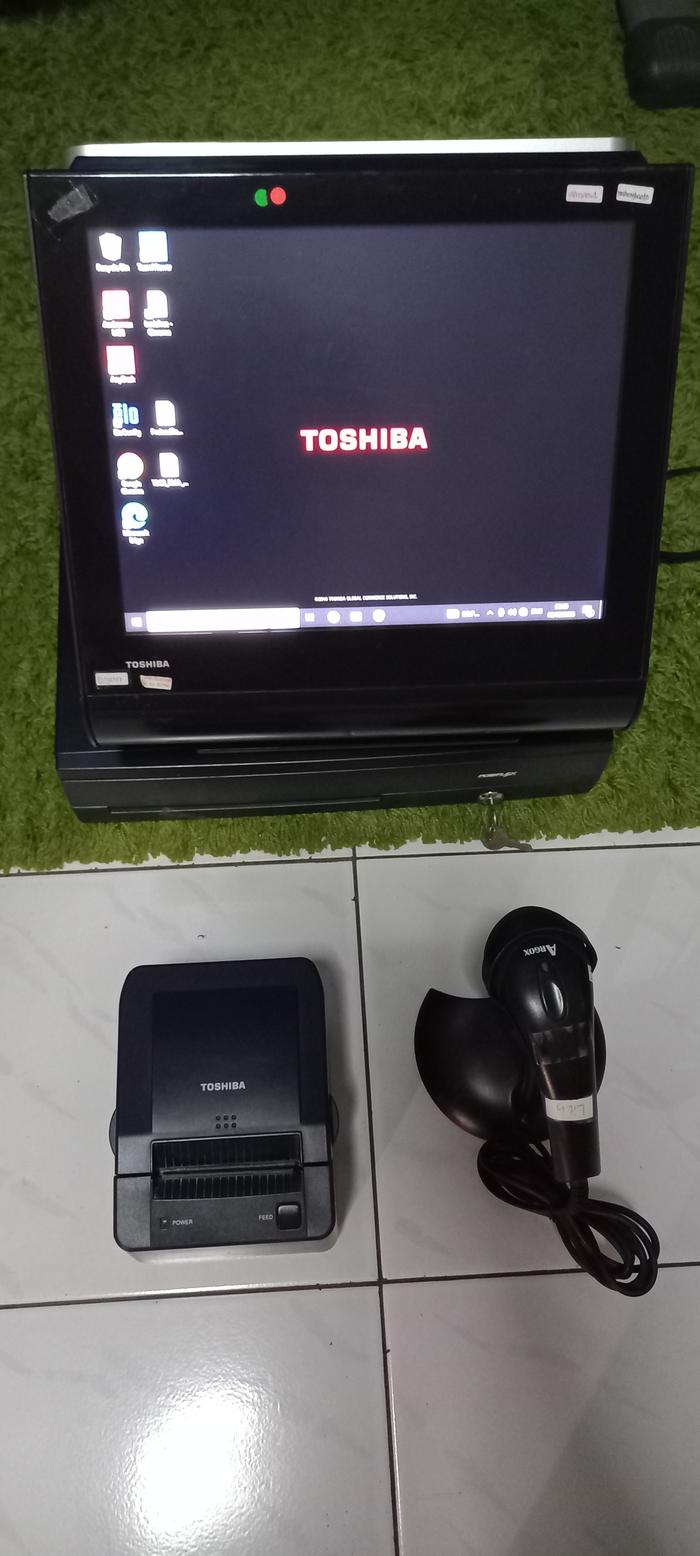 Jual Komputer Kasir POS Toshiba TGCS Double Screen + Printer Scanner ...