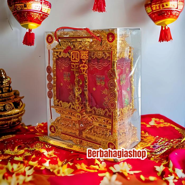 Jual Lilin Jelly Warna Merah Gel Sembahyang Tahan 7 Hari Import Motif ...