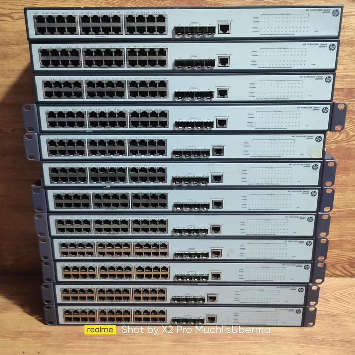 Jual HP V1910-24G 24Port Gigabit JE006A Managed Switch HP 24 port Vlan ...