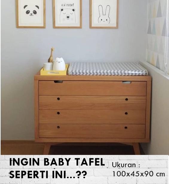 Jual Baby Tafel Kayu Solid Terbaru Lemari Laci Bayi Model Minimalis ...