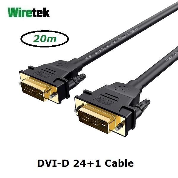 Jual Kabel DVI 24+1 Dual Link 20 meter WIRETEK - Jakarta Pusat ...