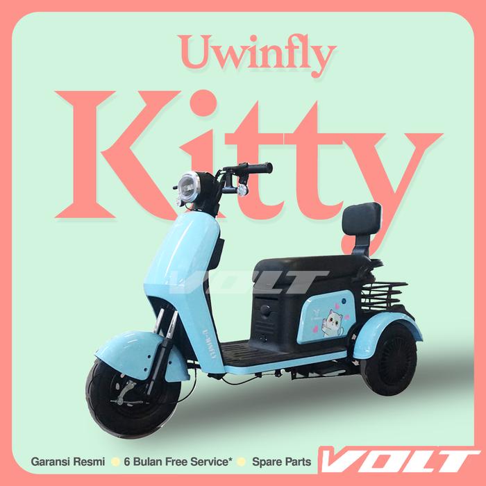 Jual Uwinfly Kitty Listrik Roda 3 / Sepeda Listrik Roda 3 500W ...