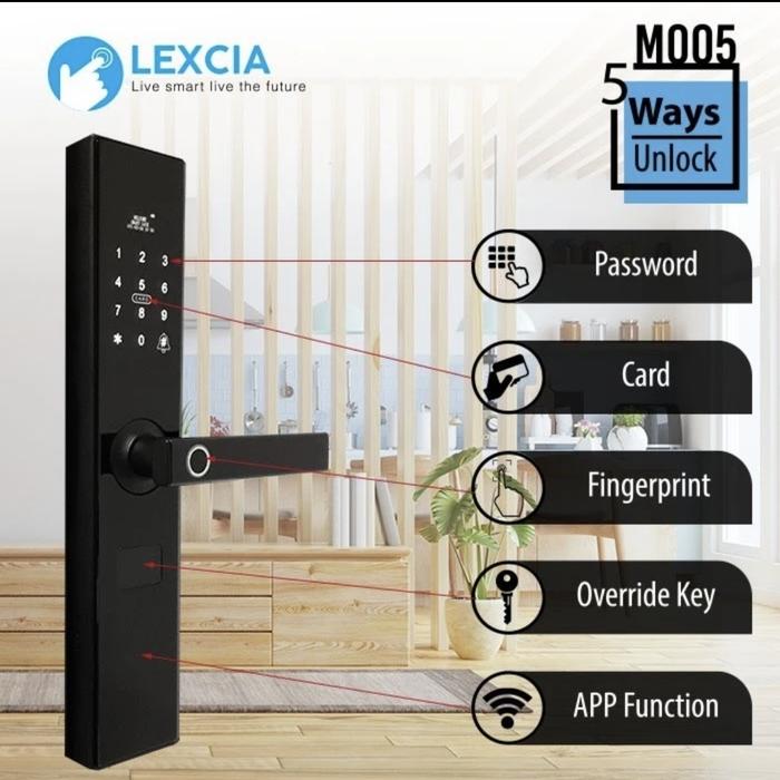 Jual Smart Digital Lock Lexcia by Biru yale | Kunci digital Lexcia 2nd ...