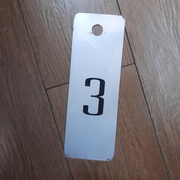 Jual sign tanda nomor changing room ruang ganti angka kamar - Kota ...