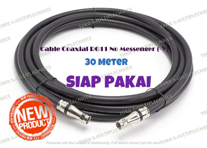 Jual Cable Coaxial RG11 (Cable 7C) 75Ohm-30 Meter-SIAP PAKAI - Kab ...