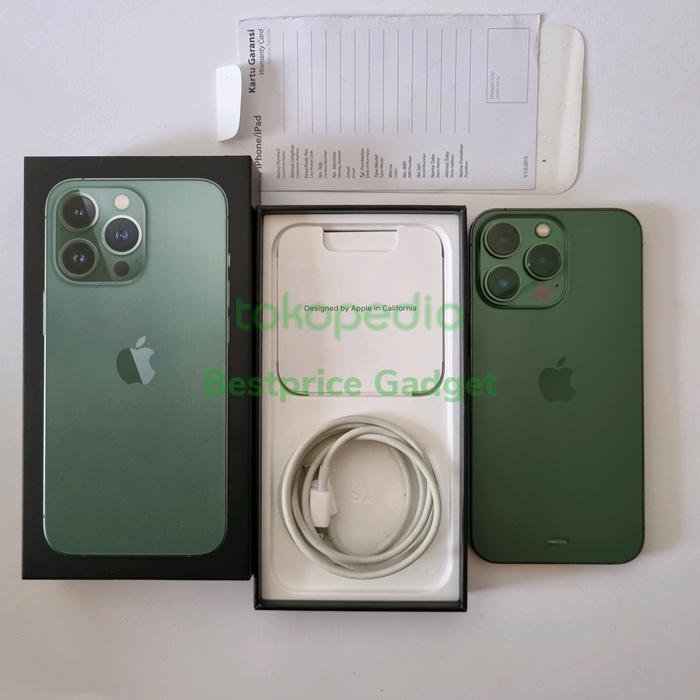 Jual Ibox iphone 13 pro 128GB second bergaransi resmi -Alpine Green ...