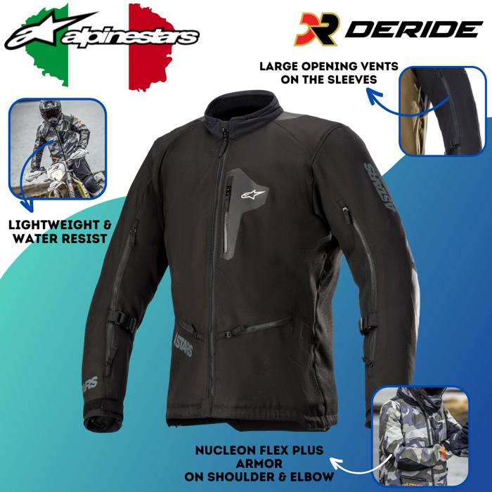 Jual ALPINESTARS VENTURE XT BLACK JACKET WATER RESIST JAKET MOTOR ...