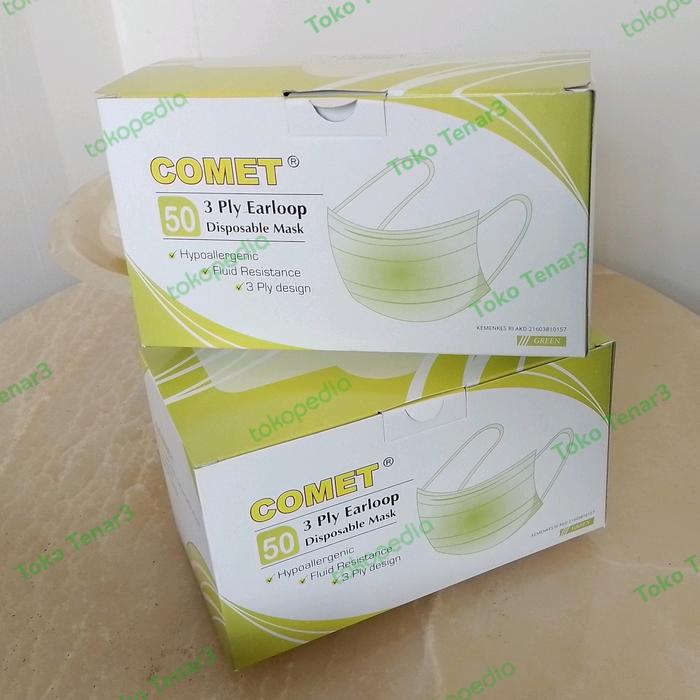 Jual Masker 3 Ply 50 Pcs - COMET - Kab. Tangerang - Toko Tenar3 | Tokopedia