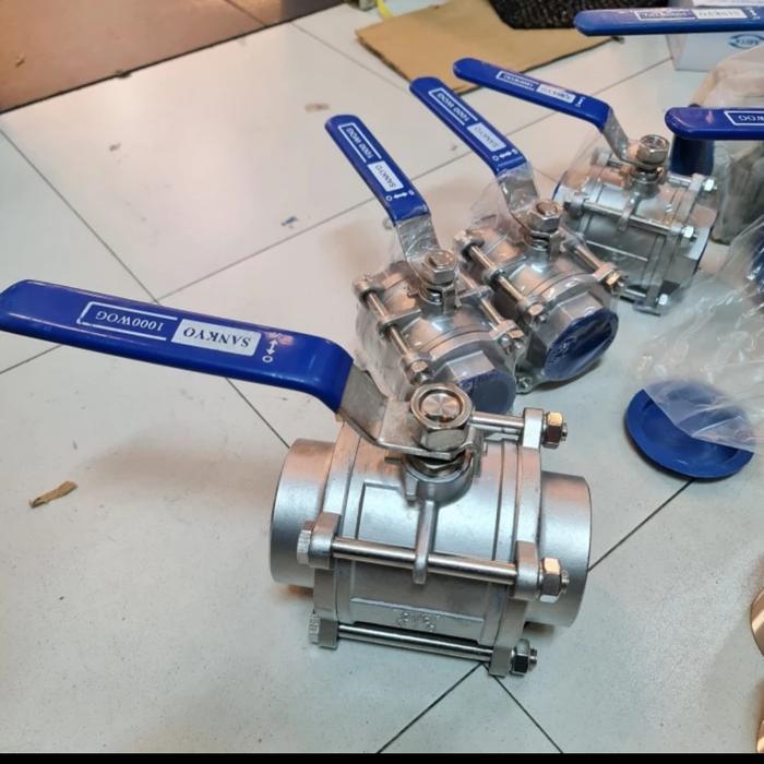 Jual ball valve 3PC SANKYO SS316 las SW 11/4" socket weld ORIGINAL ...