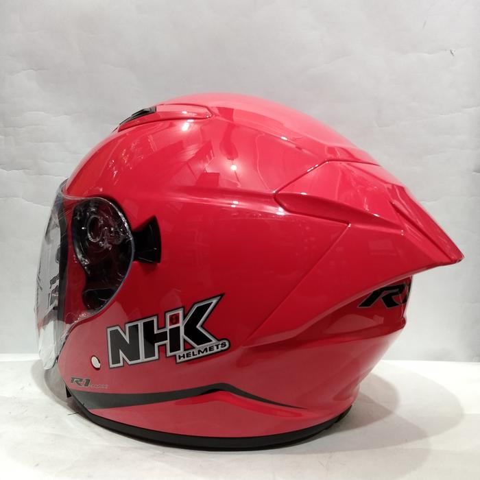 Jual HELM NHK R1 MAX SOLID PINK MAGENTA HELM HALF FACE - Kota Tangerang ...