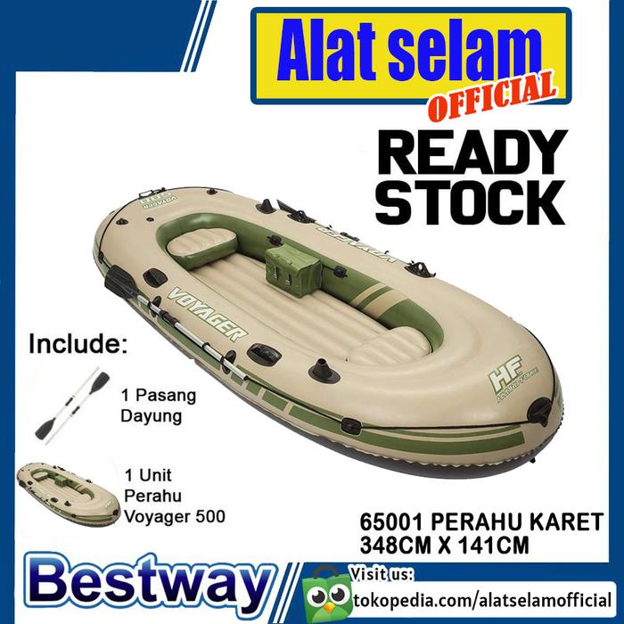 Jual Perahu Karet Inflatable Rubber Boat Bestway Voyager 500 Rafting ...