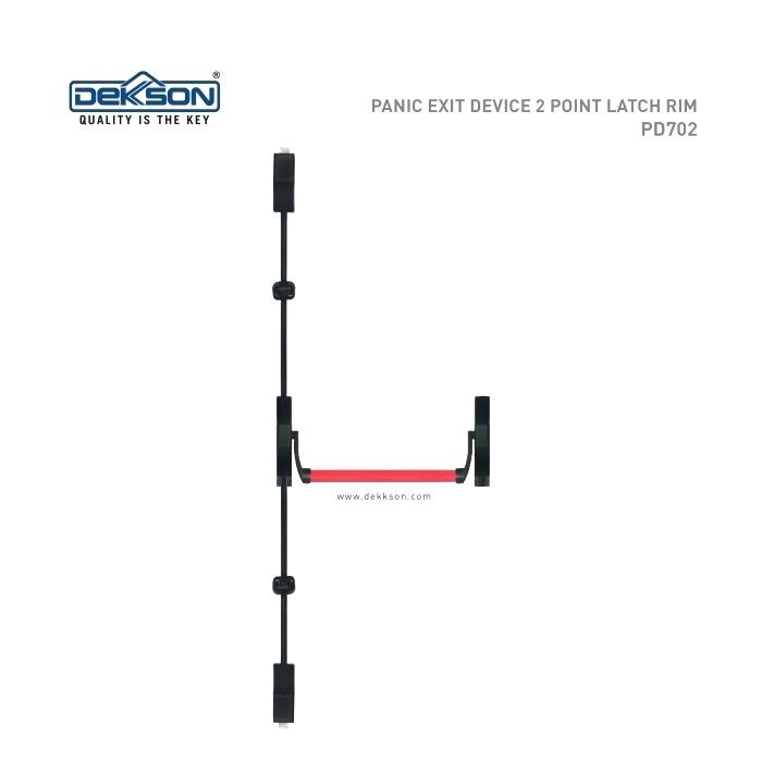 Jual Dekkson Panic exit device 2 point Latch Rim PD0702 || Panic Exit ...