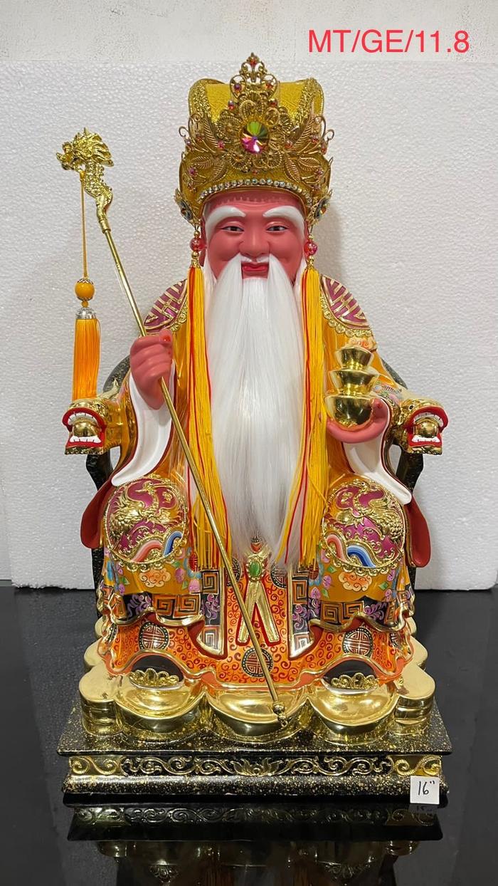 Jual Patung tua pe kong kayu / hok tik / tai pak kong 16in kayu taiwan ...