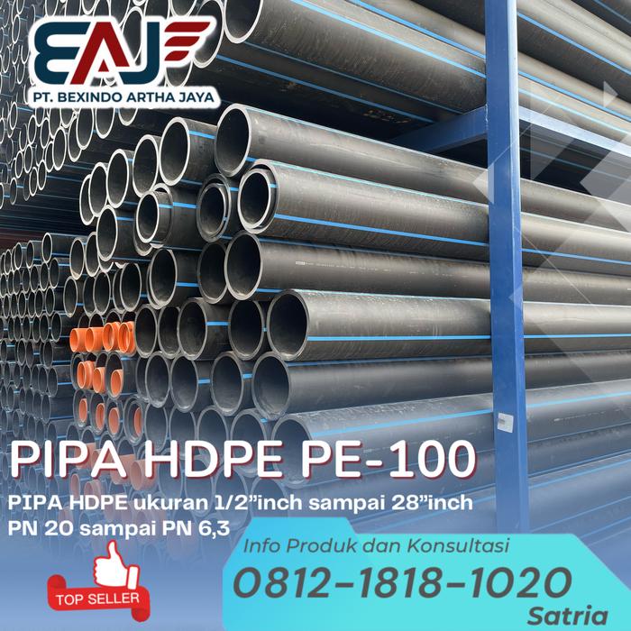 Jual Pipa Hdpe 4 inch PN 10 (1 batang 6 meter) - Pusat Grosir Pipa Hdpe ...