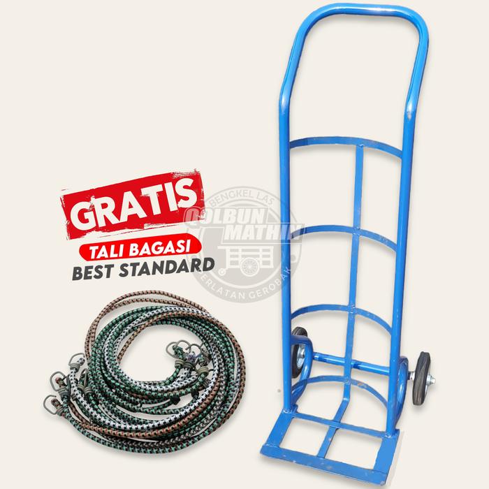 Jual Troli/ Trolley Galon Dan Gas 2 Roda Bahan Pipa 1/2 Inc - Kota ...